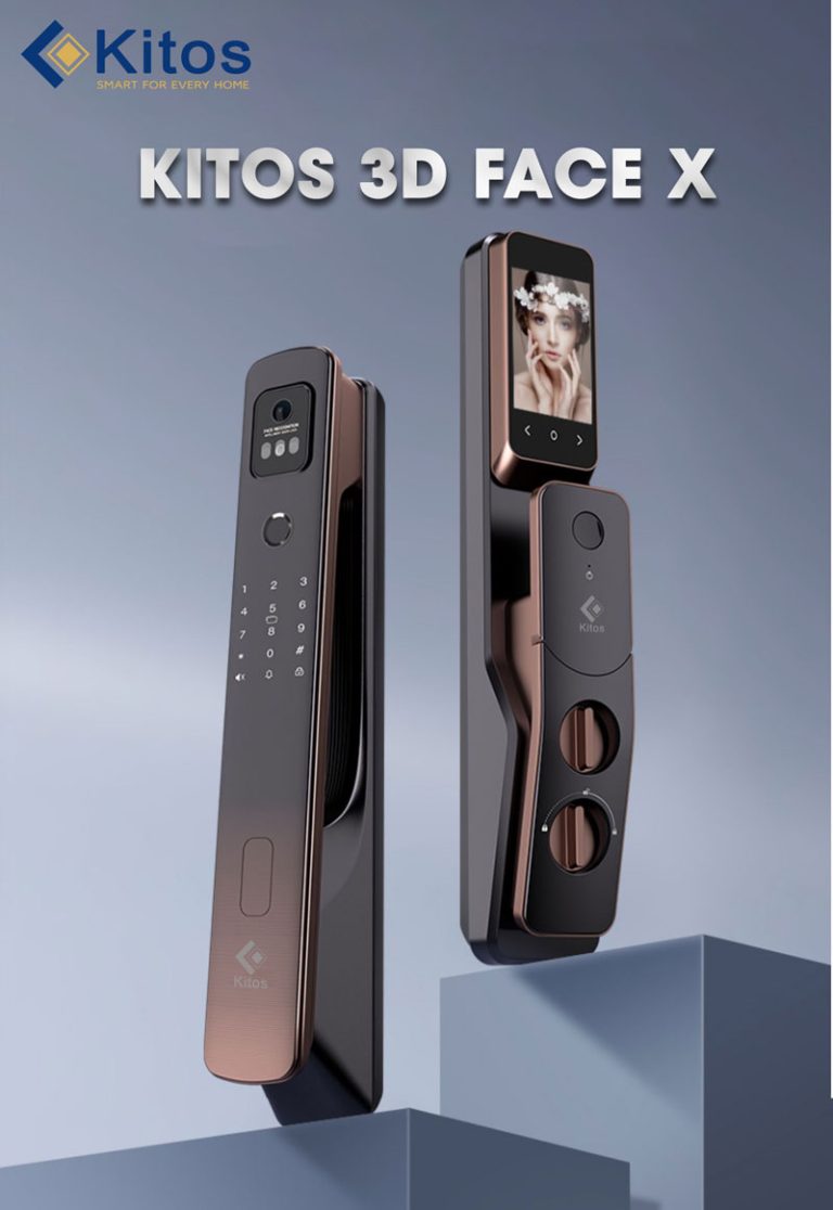 Khóa cửa thông minh Kitos 3D FACE X| Kitos Vietnam